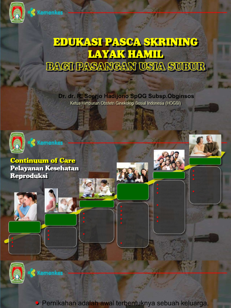 Edukasi pasca skrining layak hamil bagi PUS-Dr dr Soerjo H SpOG-K | PDF