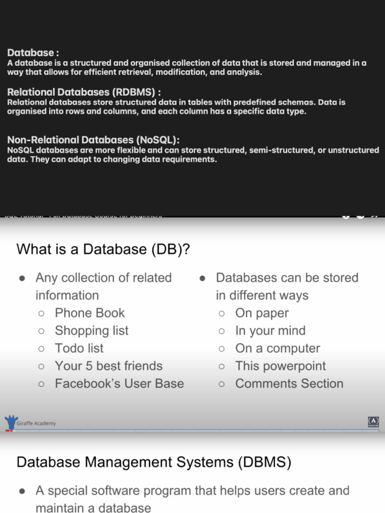 SQL Notes | PDF