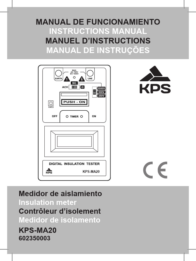 Manual KPS MA20 | PDF