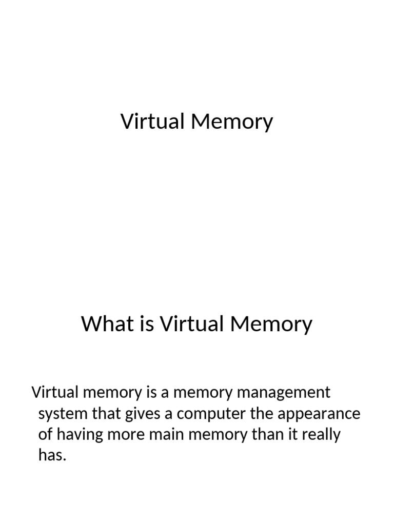 Virtual Memory | PDF | Computer Data Storage | Cpu Cache