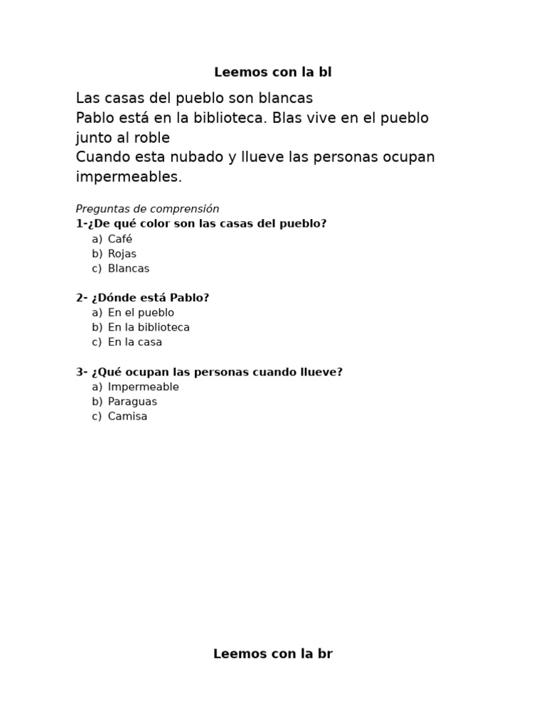 Leemos Con La BL | PDF