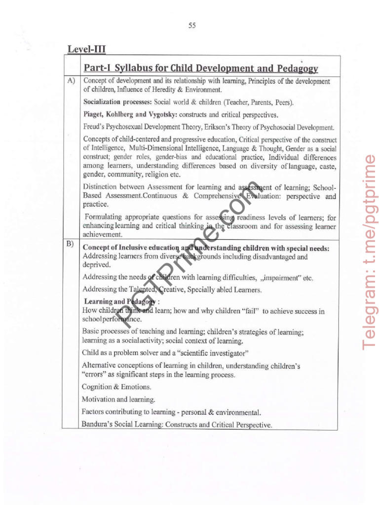 HTET PGT Commerce Syllabus 2023 | PDF