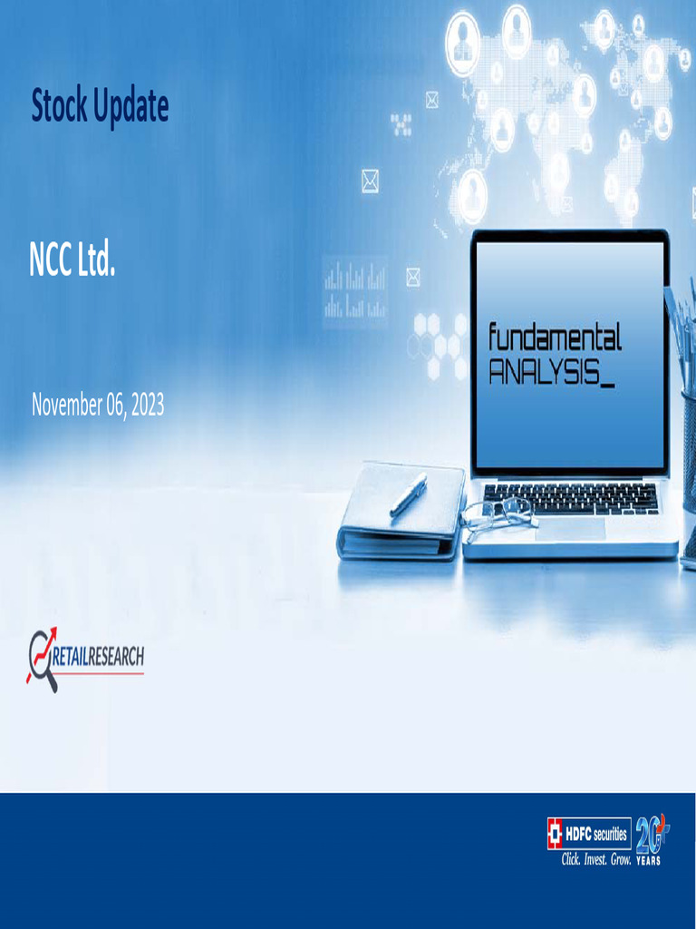 NCC LTD - Stock Update - 06.11 - Final | PDF | Stocks | Securities ...
