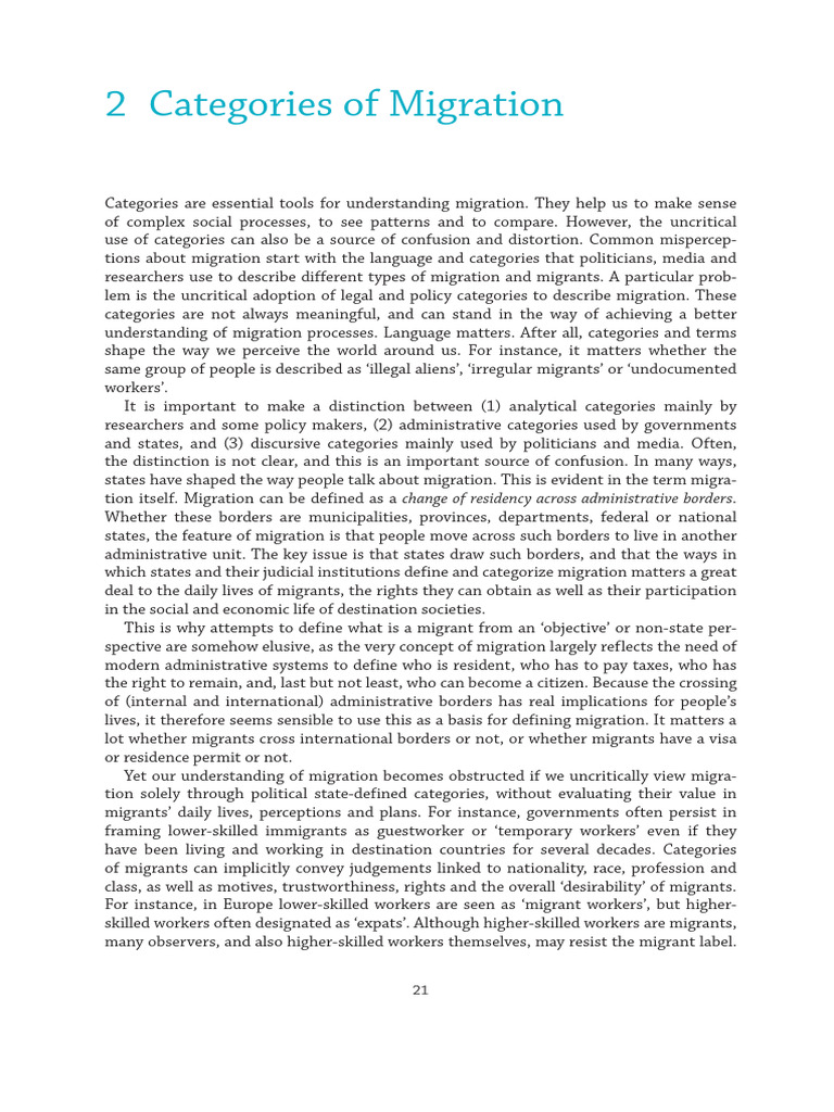 Week 1 - Chap 2 - The - Age - of - Migration - International ...