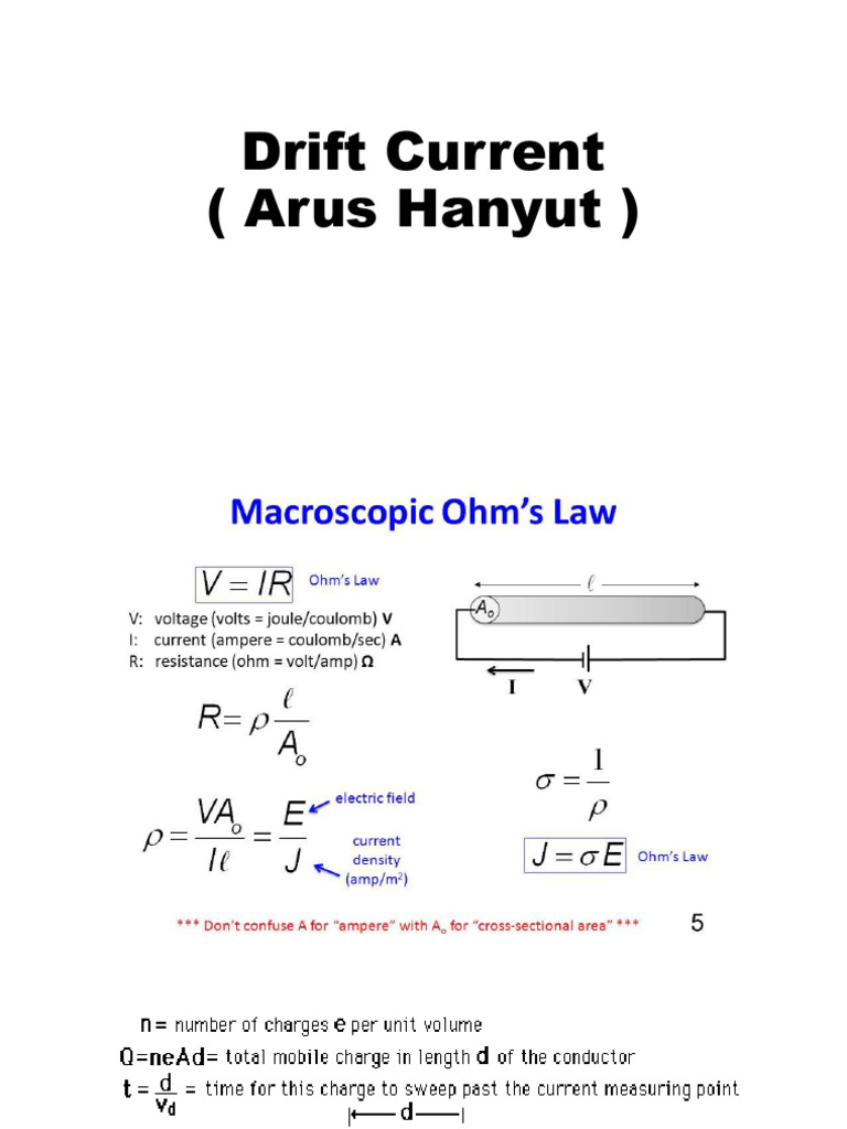 7 Drift Current (Arus Hanyut) | PDF