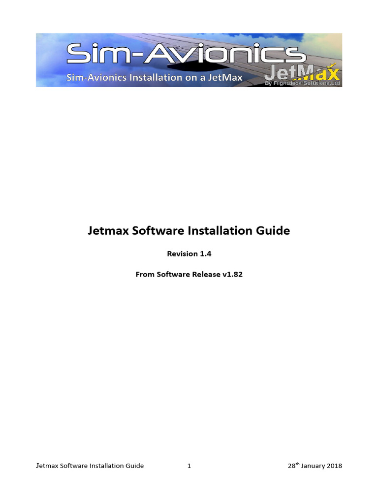 JetMax Software Installation Guide 777 | PDF