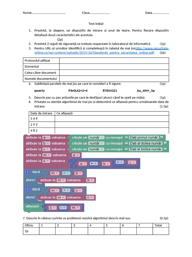 6 Test Initial | PDF