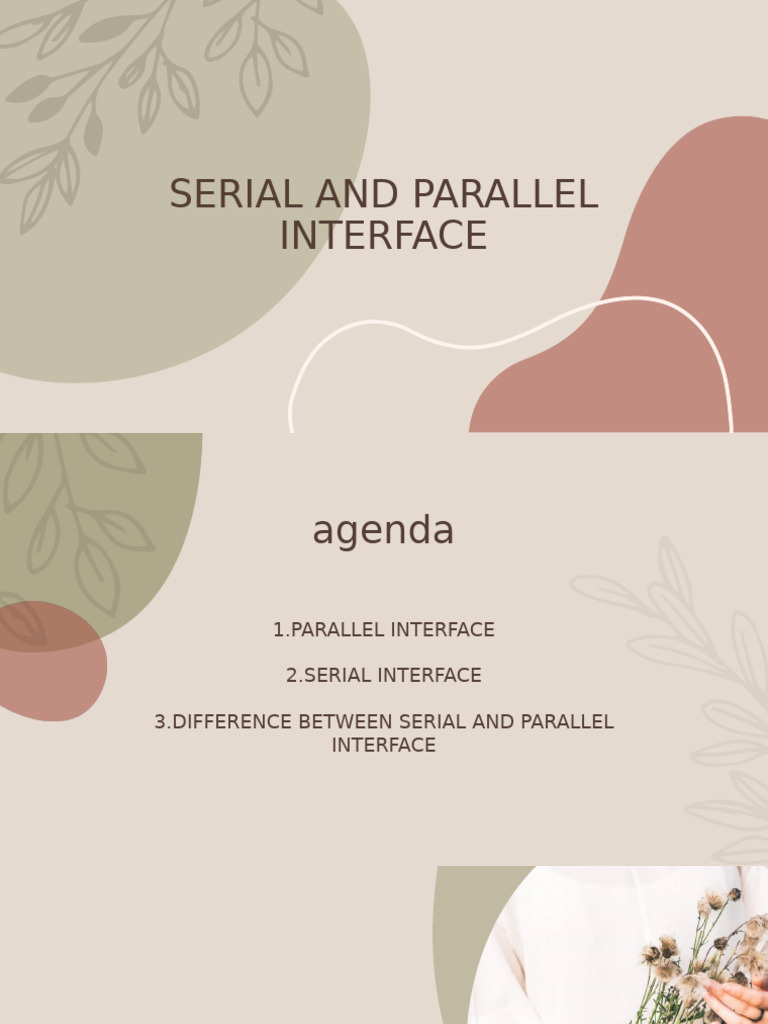 Serial and Parallel Interface | PDF