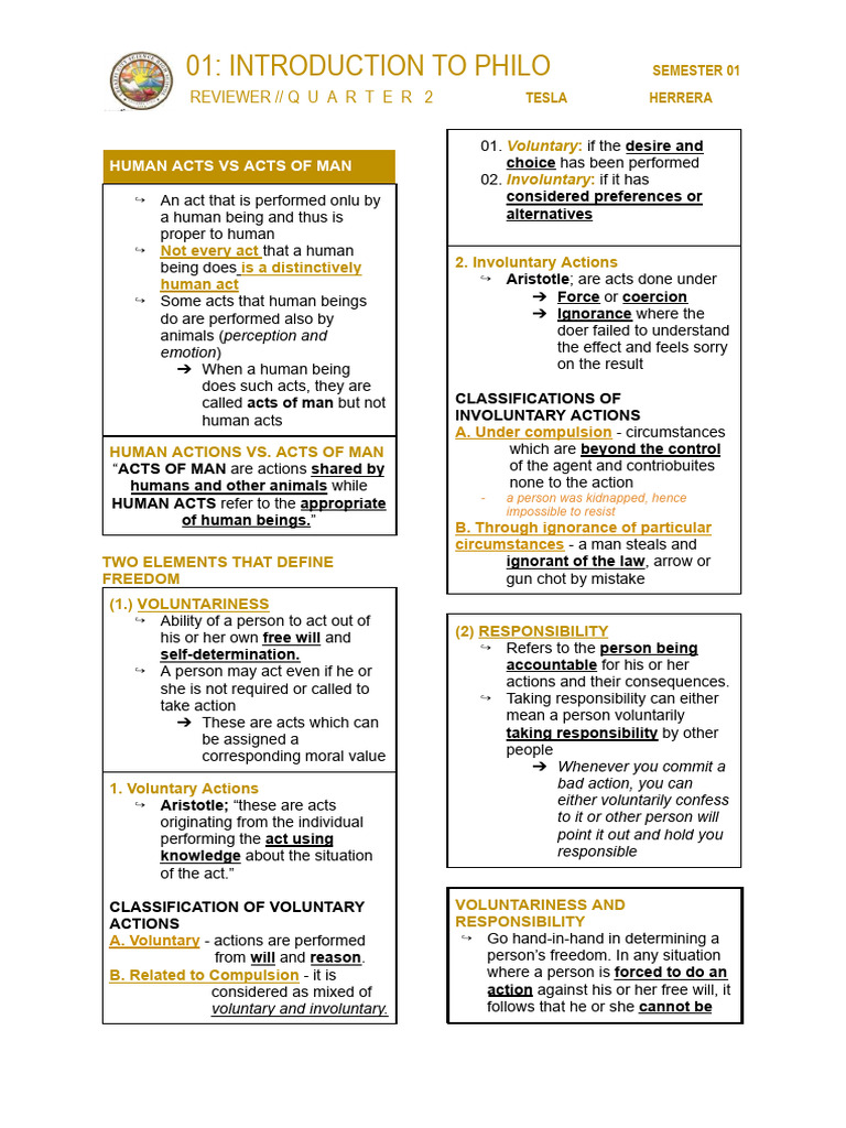 q2 Philo Reviewer | PDF