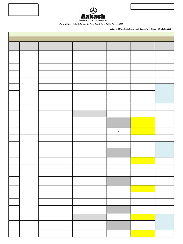 Academic Calendar - Regular Medical - Phase-03 - 2024-25 - Version 1.0 ...