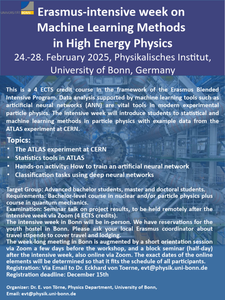 Flyer Erasmus Intensive Week BonnFebruary2025 | PDF | Science ...