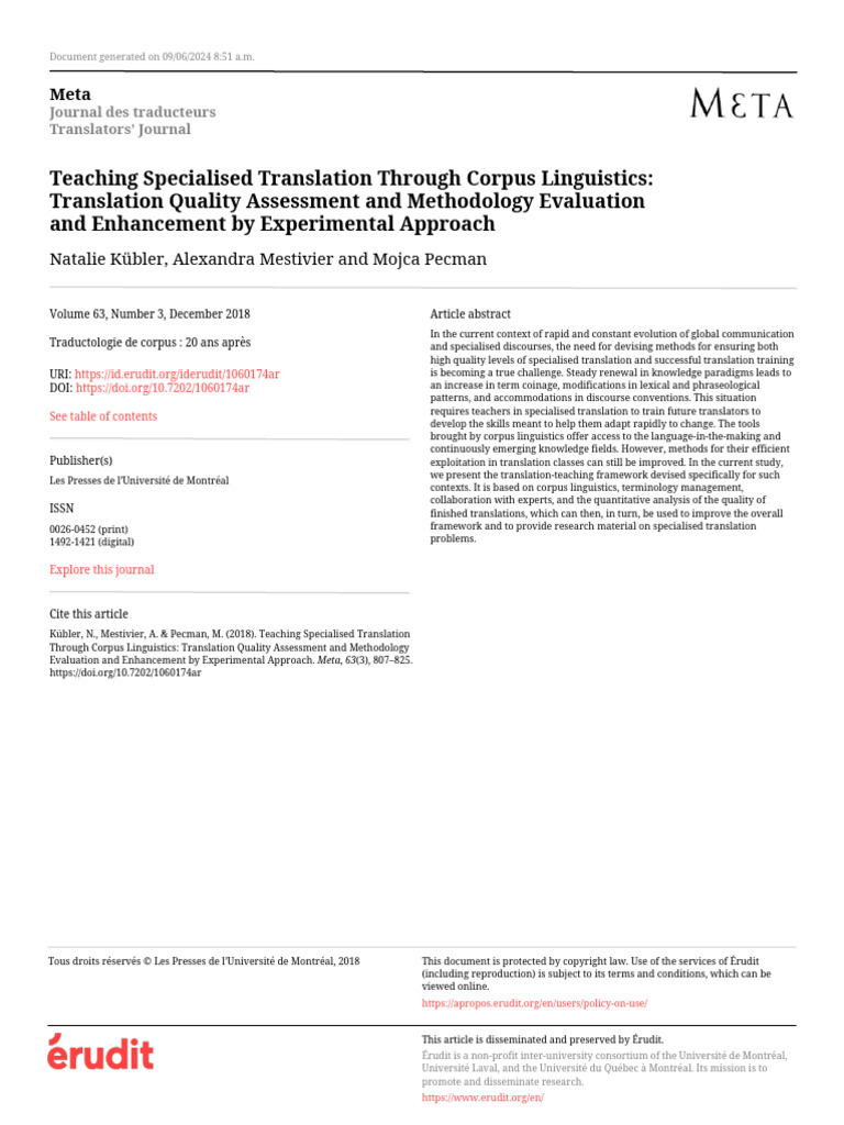 Kubler, Pecman_Teaching LSP with the use of corpus | PDF