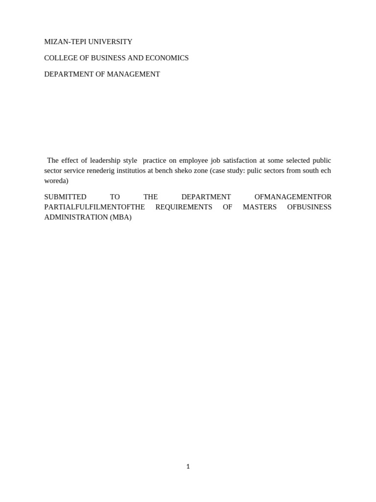 Behailu Thesis | PDF