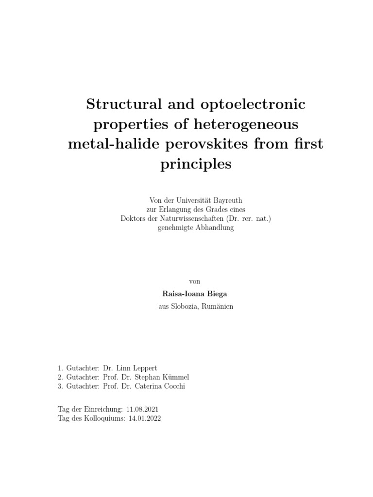 PHD Thesis Corrected Version | PDF