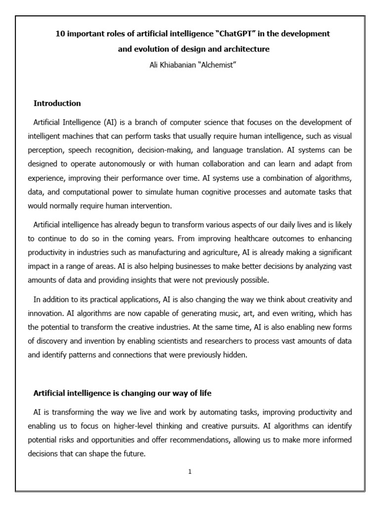 10_important_roles_of_artificial_intelli | PDF 10_important_roles_of_artificial_intelli | PDF