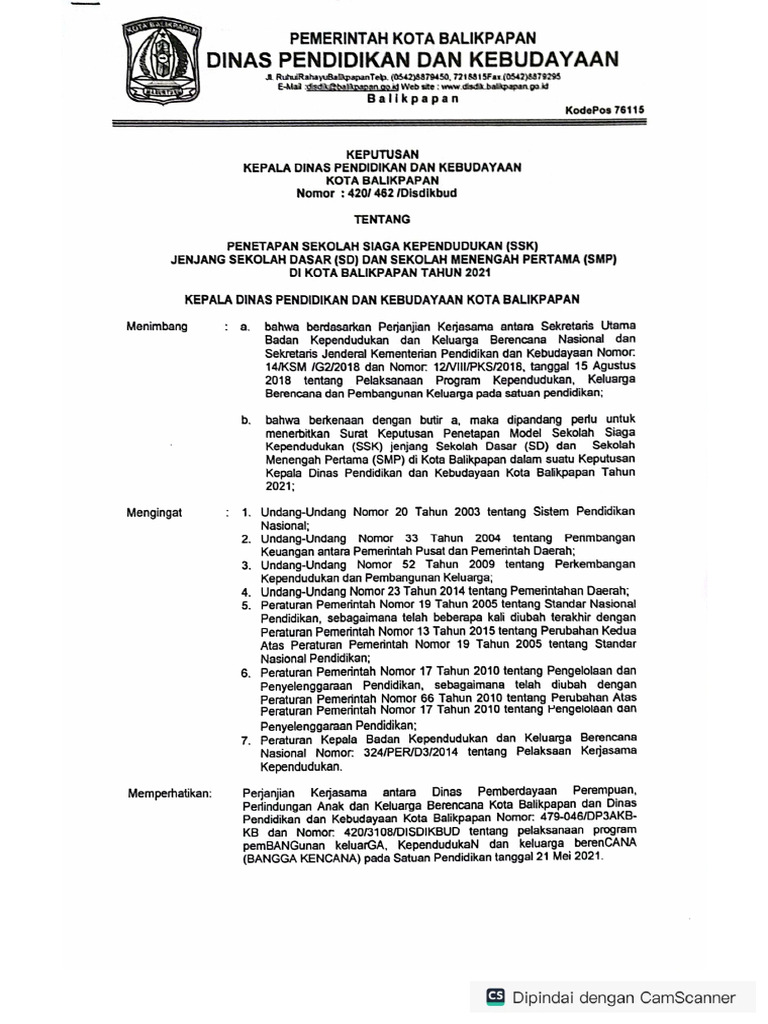 Saya Sedang Berbagi 'SK SSK 2021' Dengan Anda | PDF