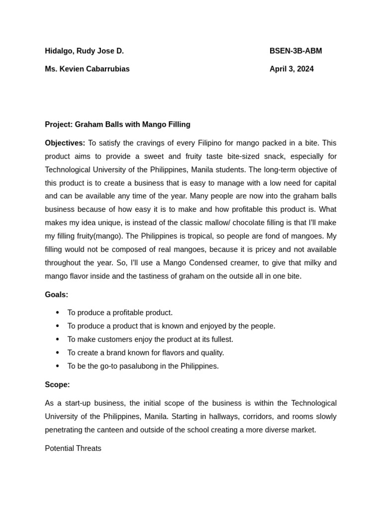Stages of the Creative Process_Creative Project Proposal | PDF
