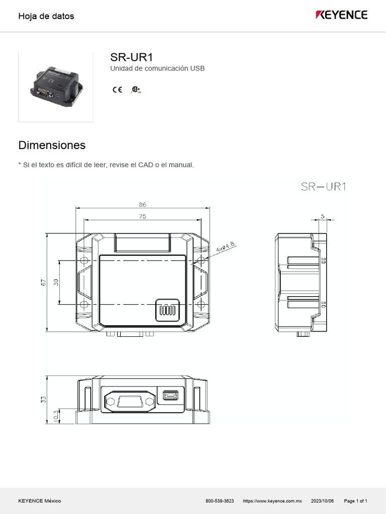 SR-UR1 Datasheet | PDF