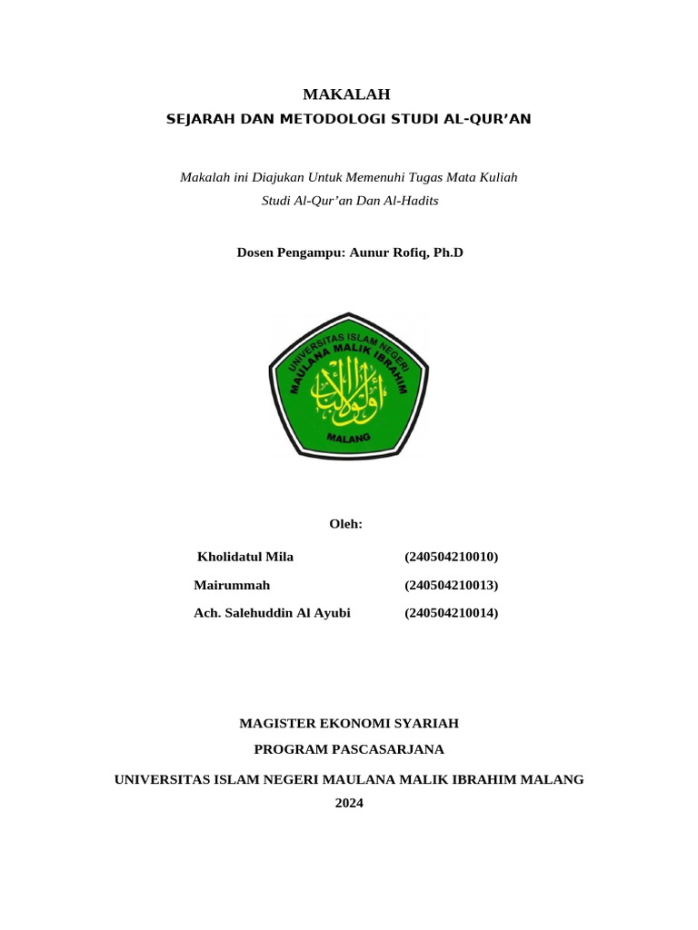 Makalah Fix k.1 | PDF