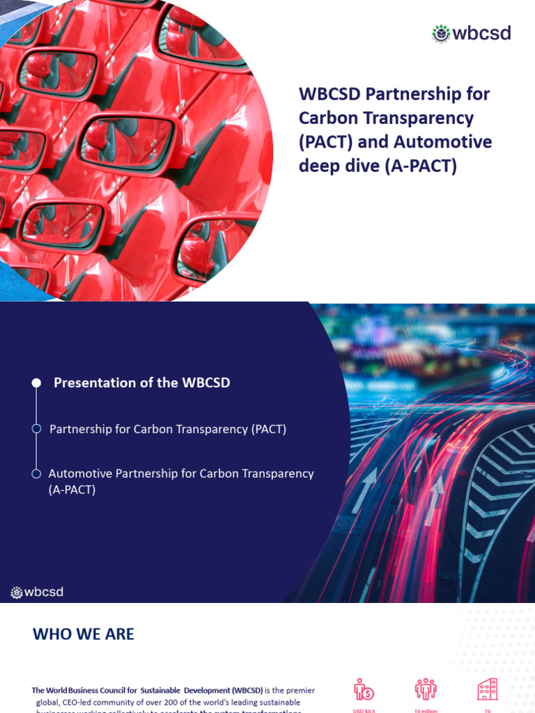 9 - WBCSD - Automotive Carbon Transparency Deep Dive | PDF