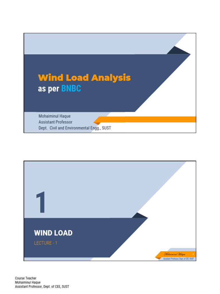 Wind Load Calculation | PDF