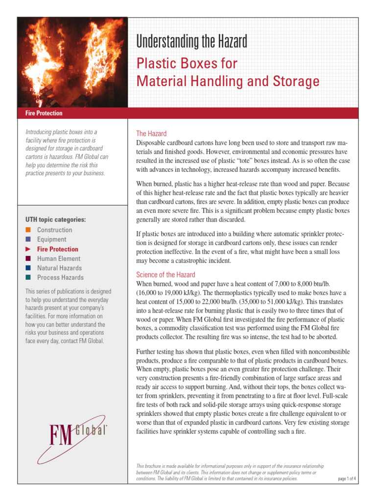 Understanding The Hazard: Plastic Boxes For Material Handling and ...