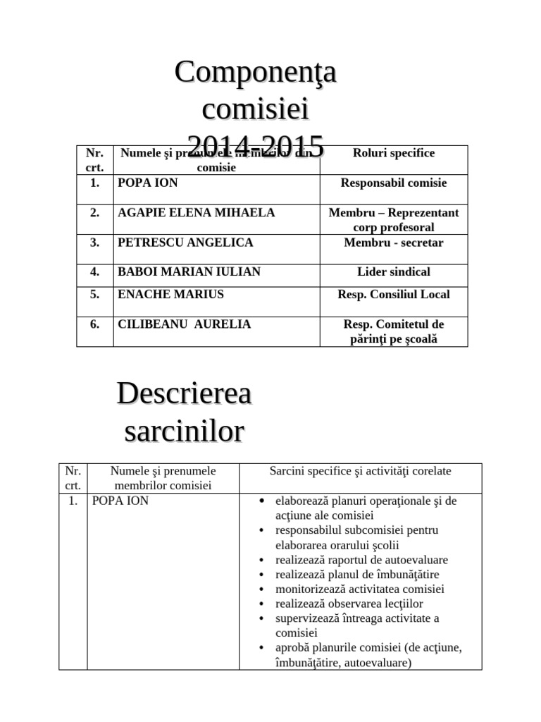 Componenta, Sarcini Ceac 1 | PDF