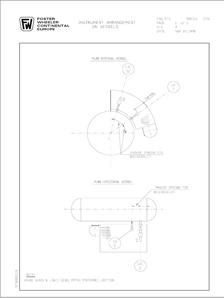 51B13-04_Instrument Arrangement on Vessels | PDF