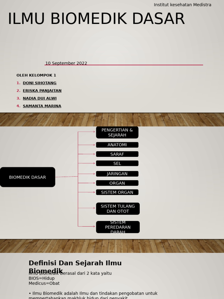 Ilmu Biomedik Dasar Kelompok-1 | PDF