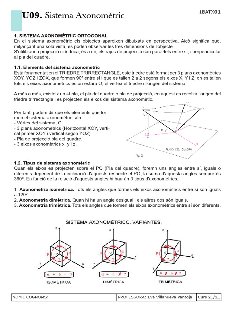 U09 - Làmines Axon + Caballera 1 BAT | PDF