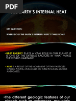 Earth's Internal Heat - Lecture | PDF | Heat Transfer | Earth