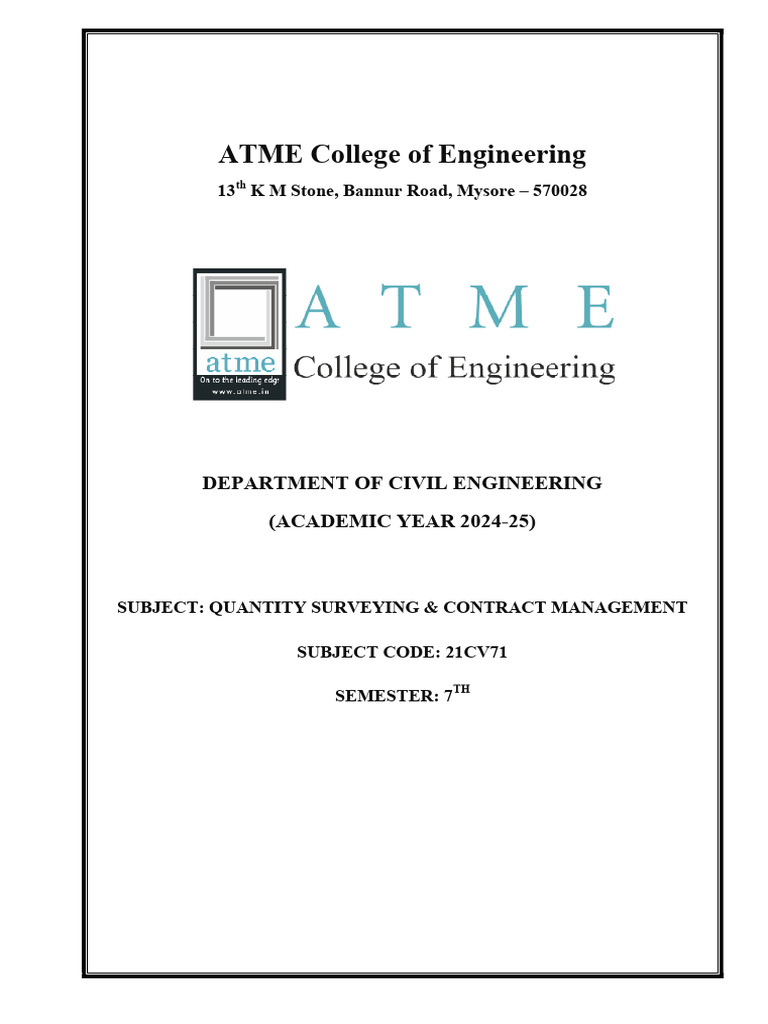 21CV71 - Module 1 - Theory Notes | PDF