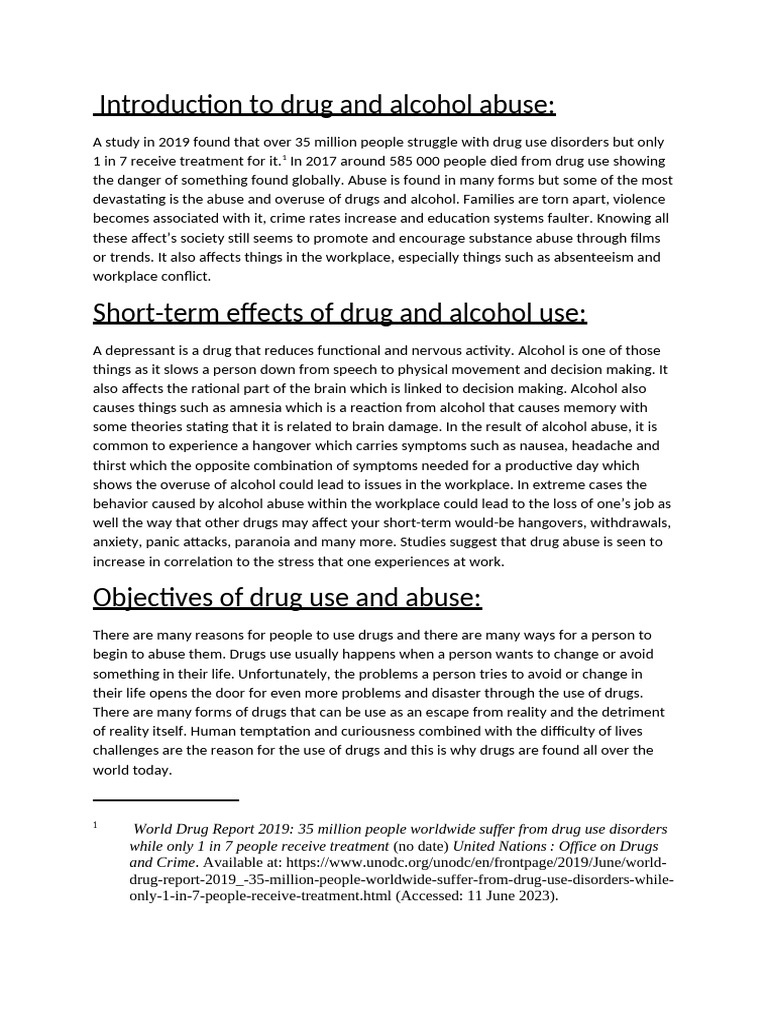 Alcohol Abuse | PDF | Substance Abuse | Self-Improvement