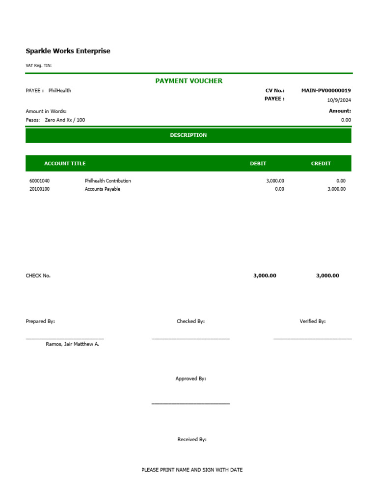 Outgoing Payment#2 | PDF