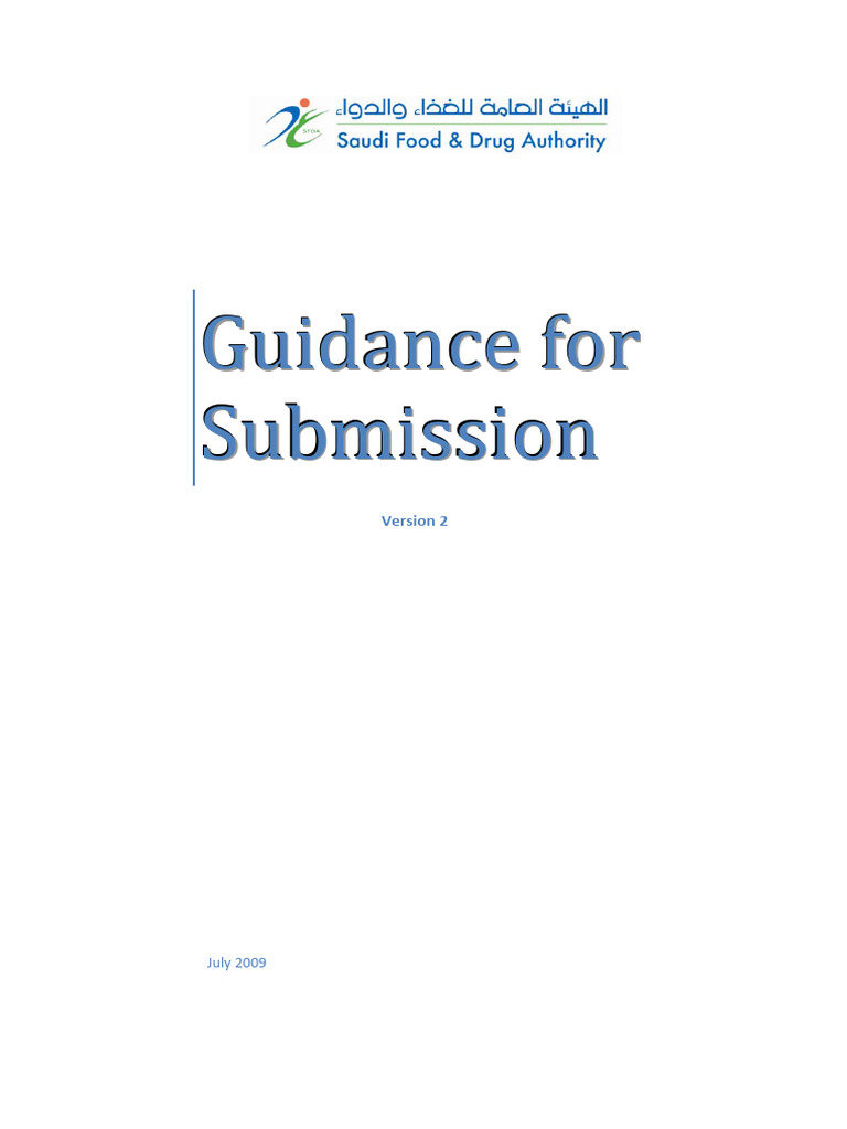 Guidance For Submission V 2 | PDF