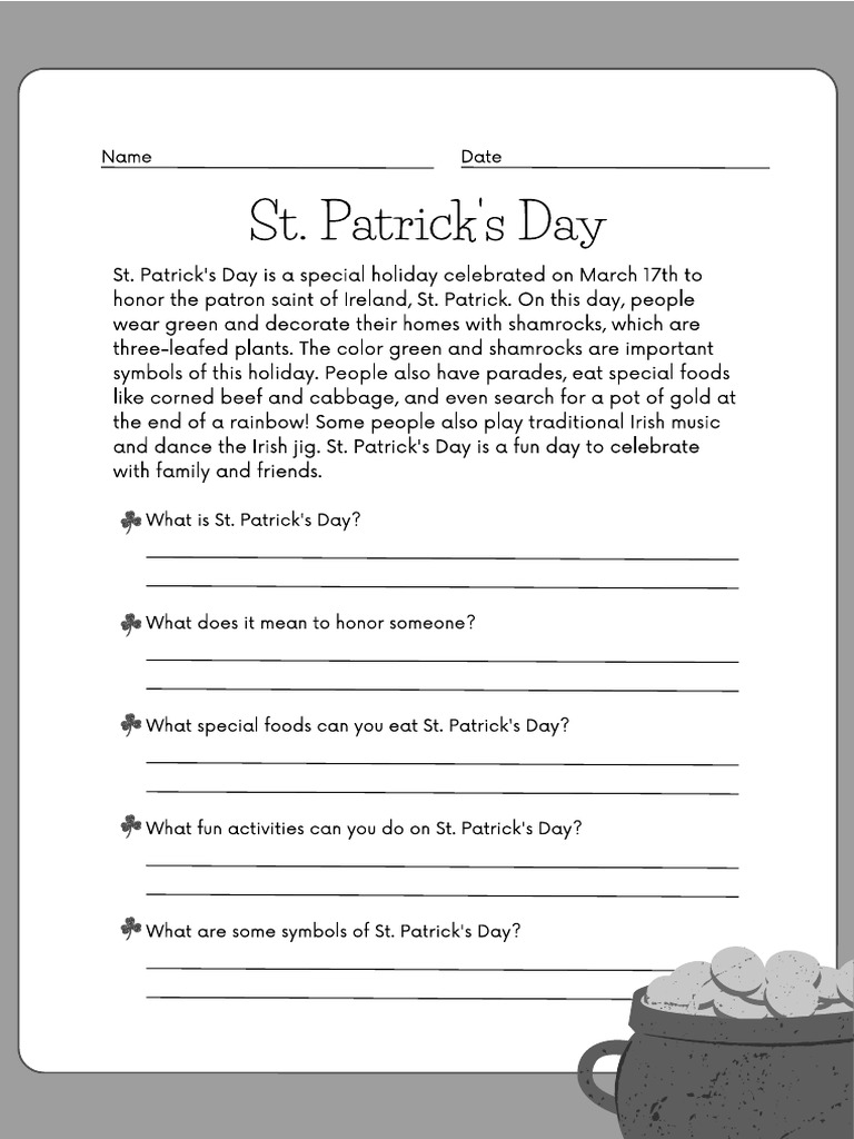 ST Patricks | PDF