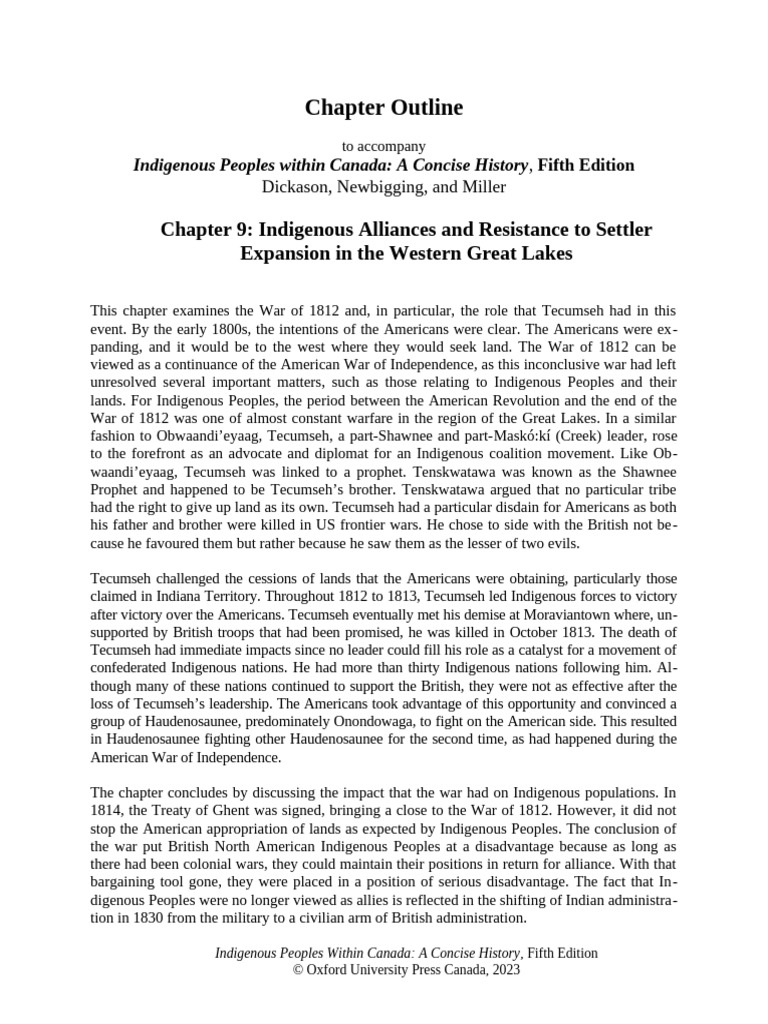 Dickason5e - SSG - Chapter Outline - ch09 | PDF