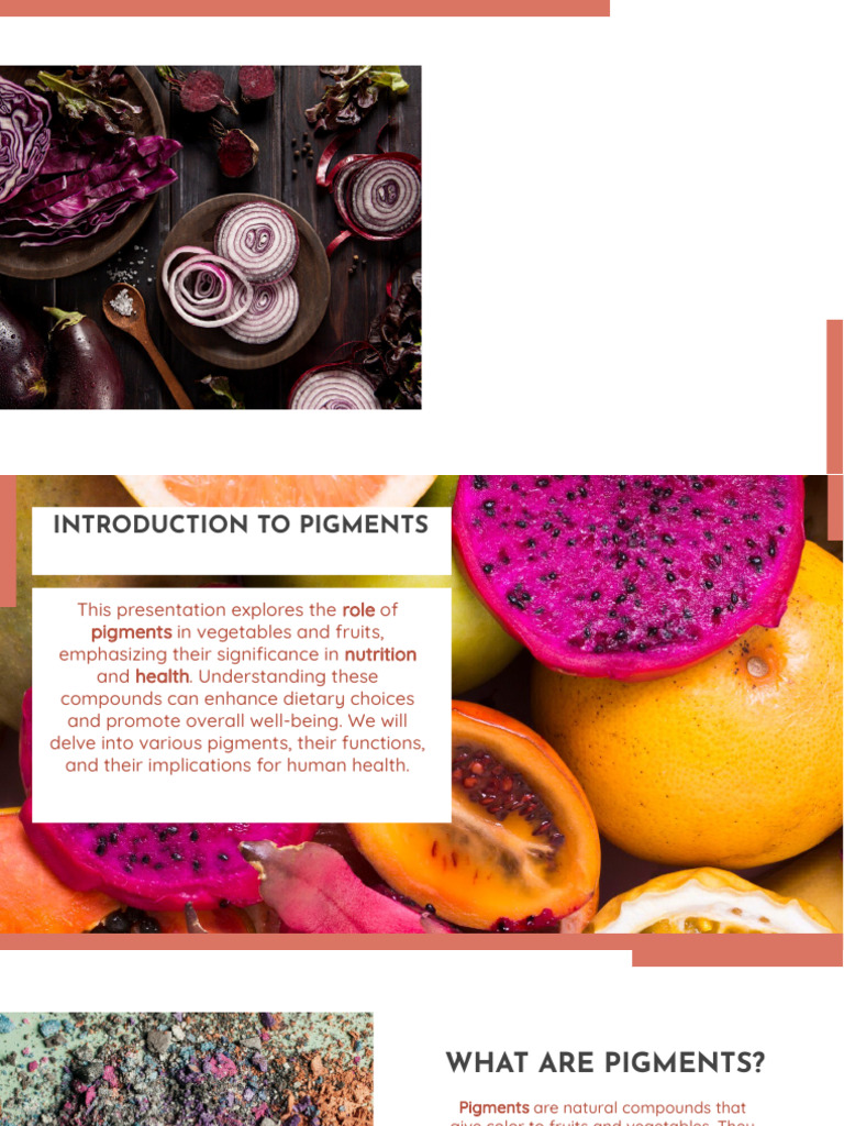 Pigments in Fruits and Vegetable | PDF