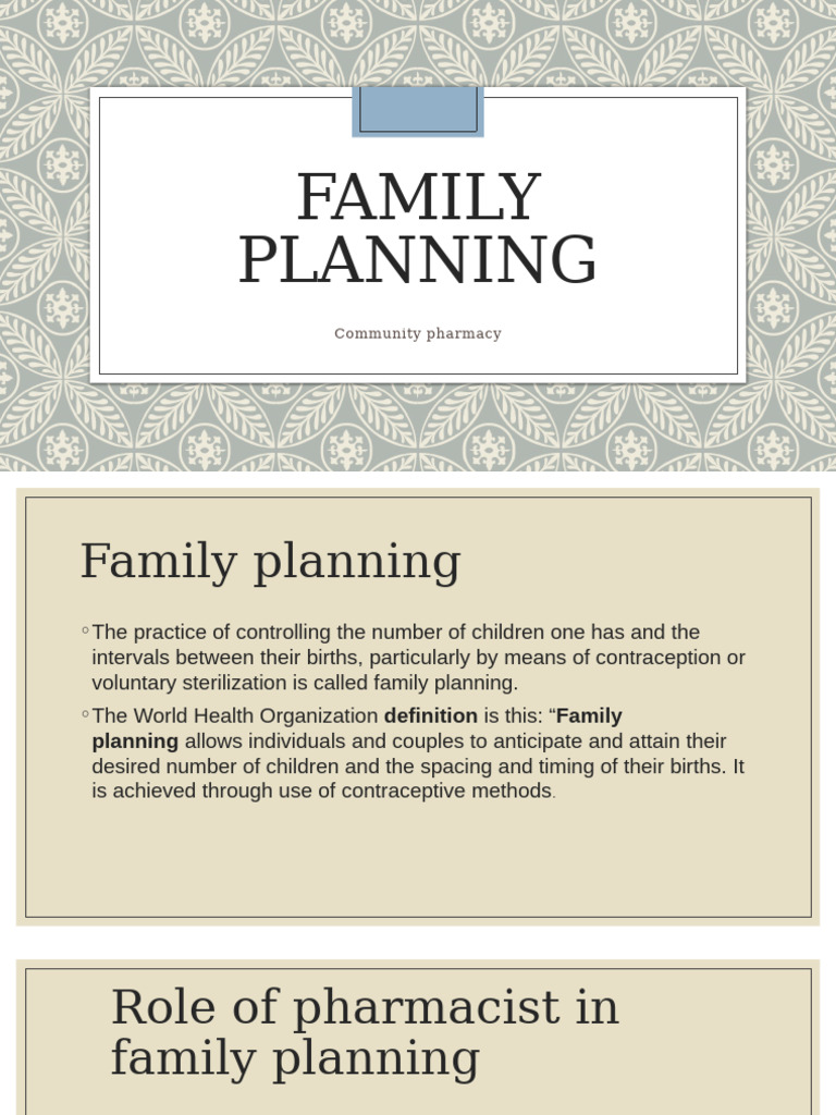 Family Planning | PDF