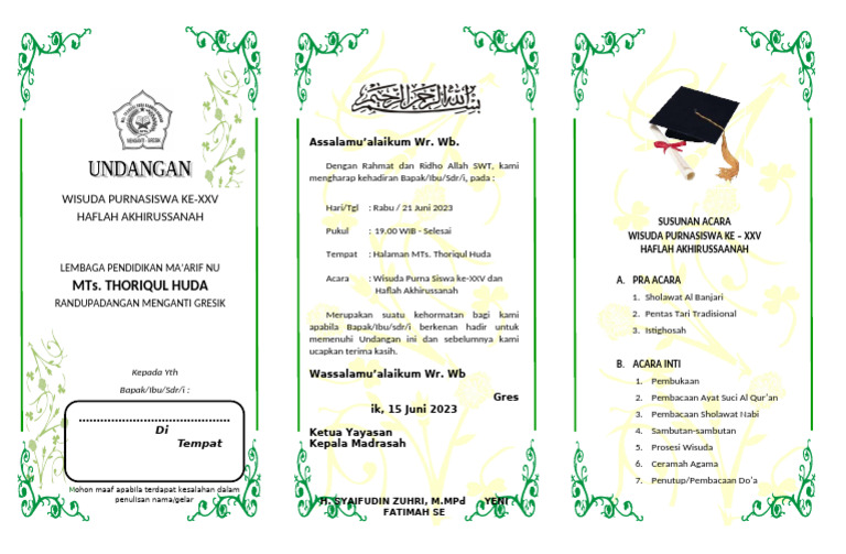 Undangan Wisuda | PDF