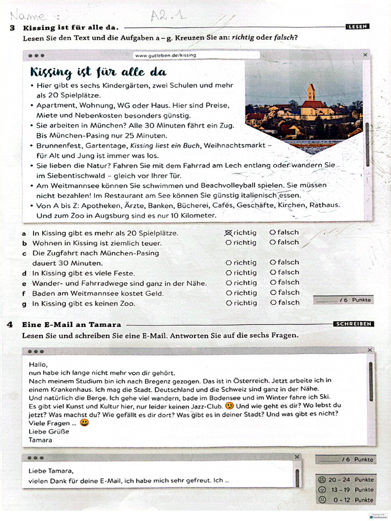 Lesenverstehen | PDF