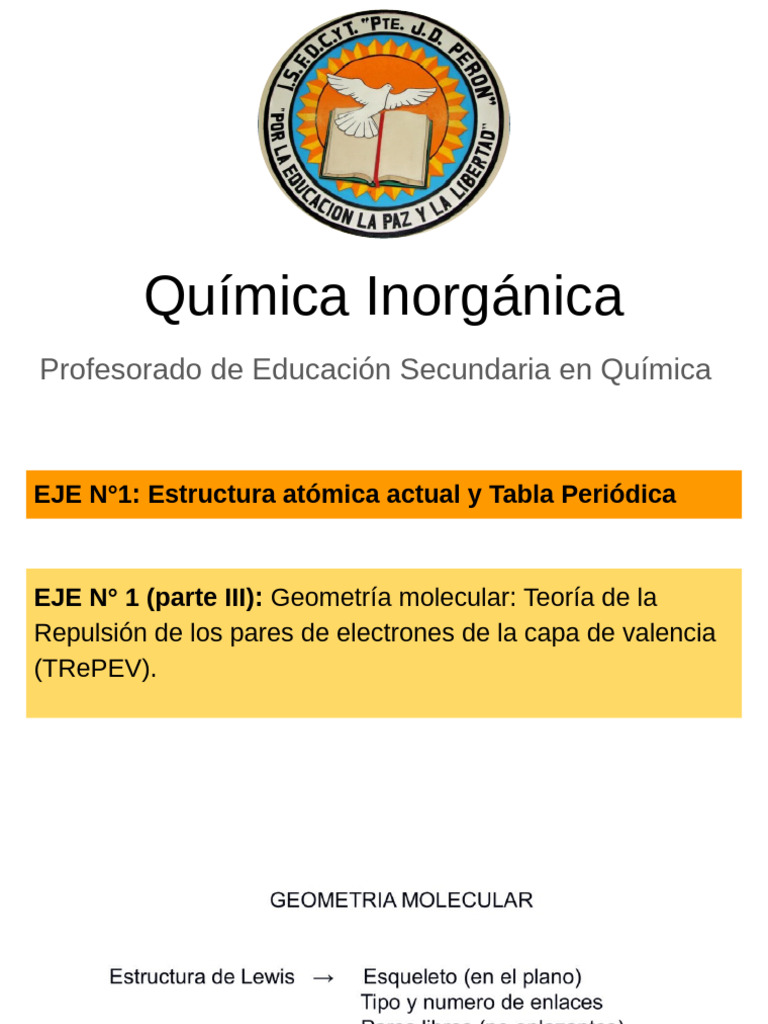 Geometría Molecular - TRePEV | PDF