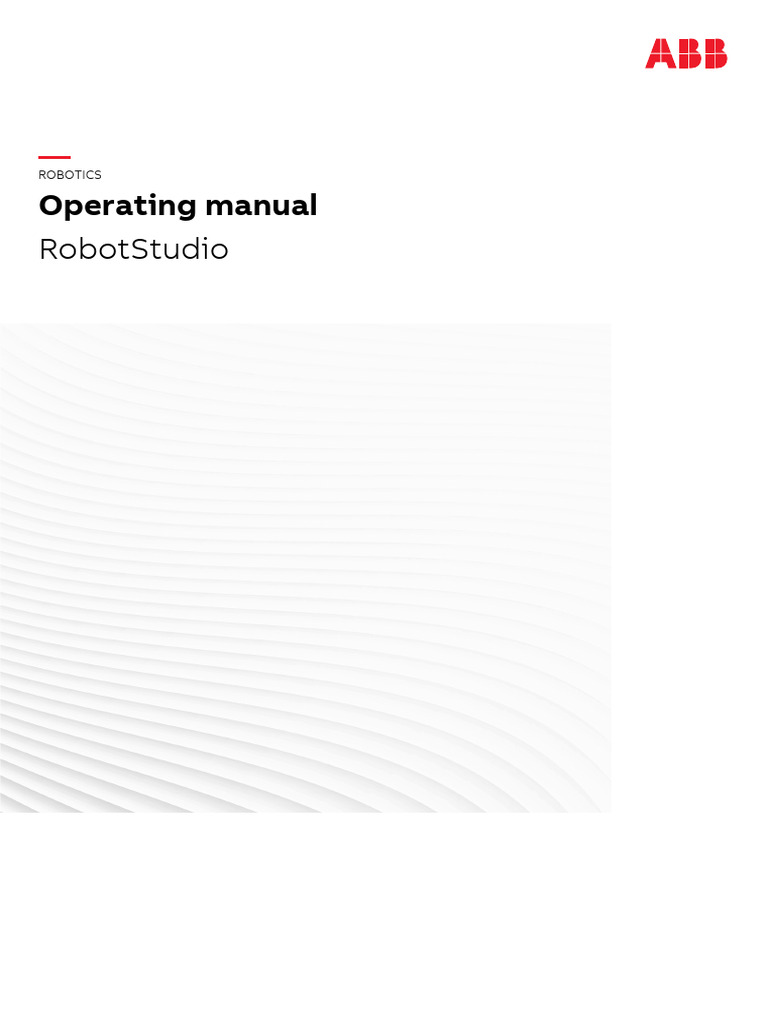 RobotStudio MANUAL 2020 | PDF