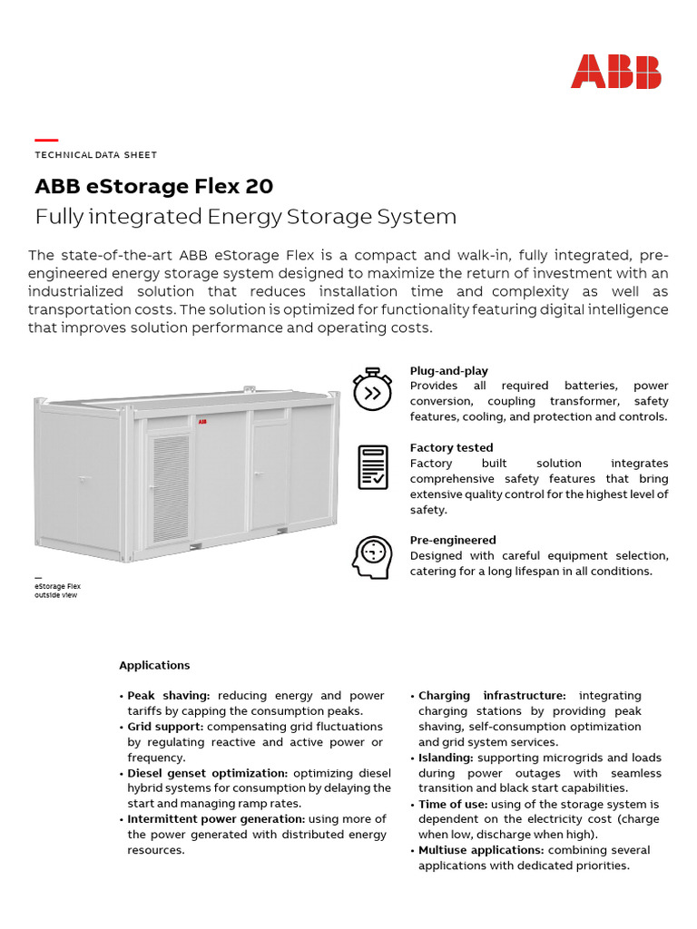 1VPD110001A0631 Datasheet Estorage Flex-20 Rev - B | PDF