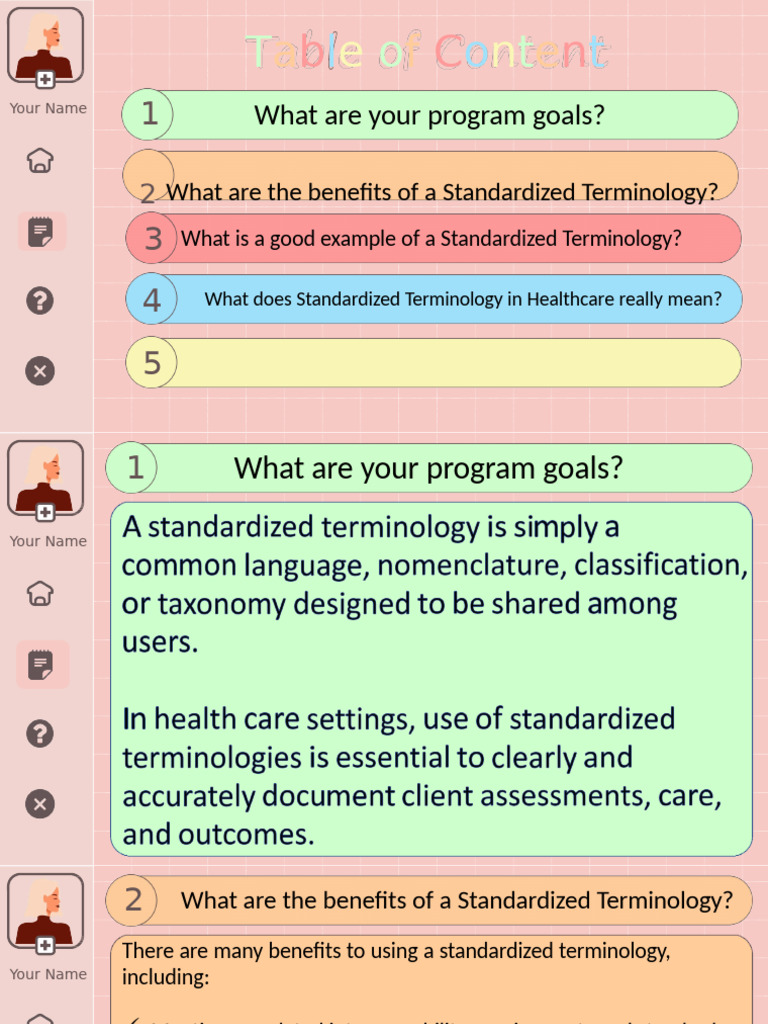 Standardized Terminology 1 | PDF