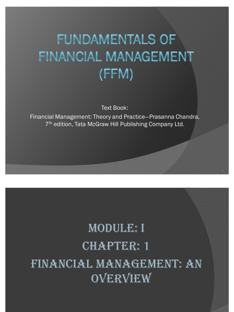 Fundamentals of Financial Management | PDF | Chief Financial Officer ...