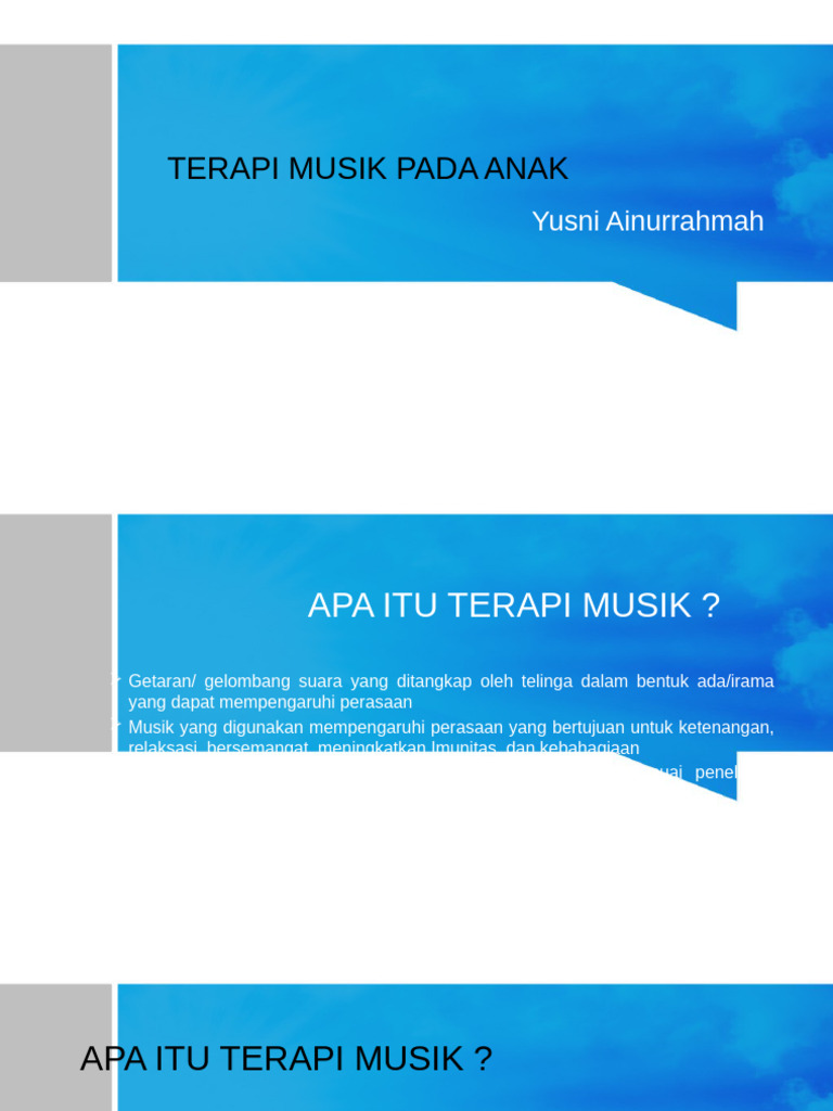 p3 Terapi Musik | PDF