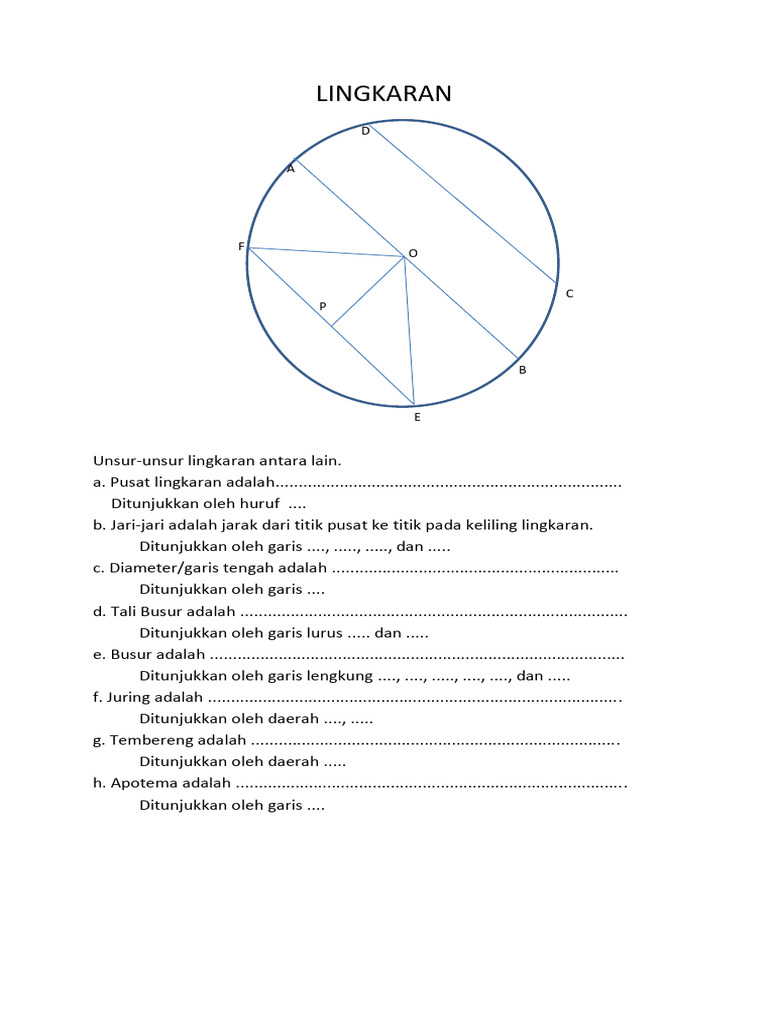 Tugas LINGKARAN | PDF