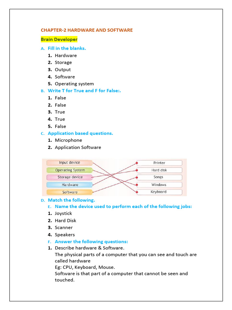 GR3 Notes Hardware Software | PDF