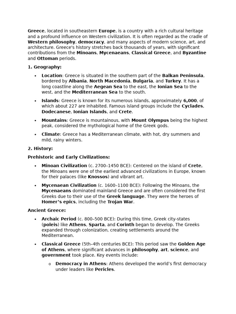 Greece 2 Pager | PDF